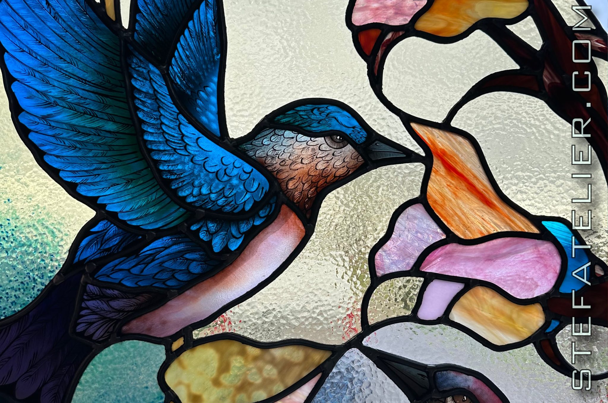 Vitraux et Oiseaux – Stef Atelier Vitraux d art